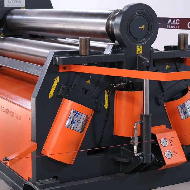 SBM-L 275X3100 HYDRAULIC 4-ROLL PLATE BENDING MACHINE - Mac Bending
